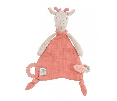 Koseklut med rosa sjiraff