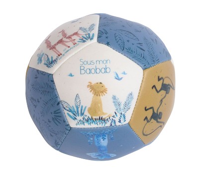 Myk ball til baby med jungeldyr