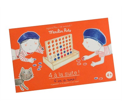 Fire på rad, spill laget av tre