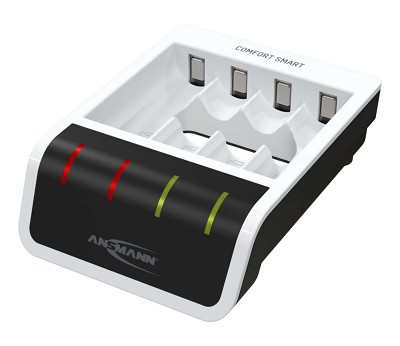 Batterilader til AA- og AAA-batteri