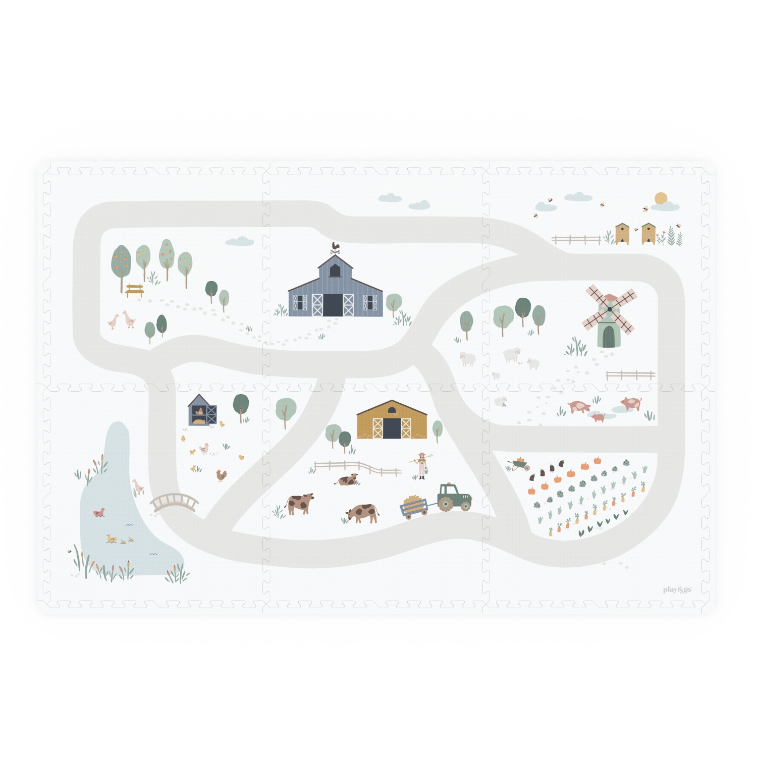 Skummatte/lekematte bondegård