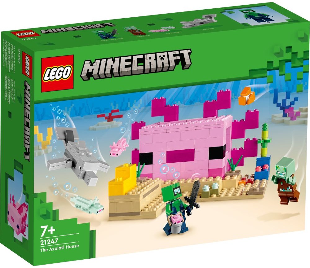 LEGO Minecraft Axolotl-huset 21247
