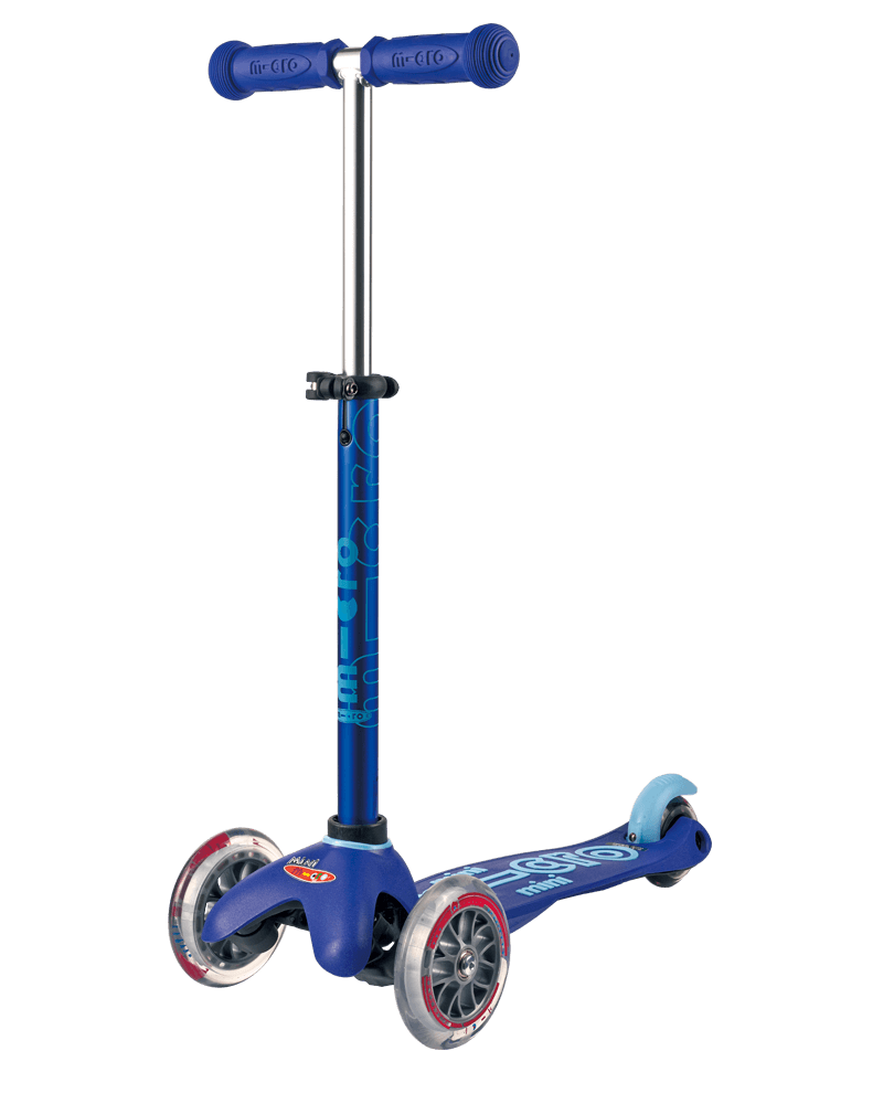 Mini Micro Deluxe sparkesykkel med 3 hjul, Blue